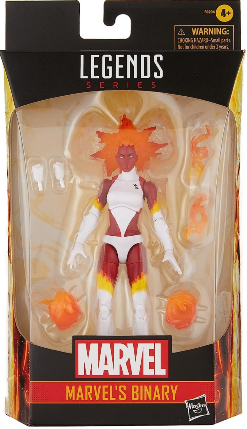 Hasbro Marvel Legends Walgreens Exclusive: BINARY 6inch Action Figure ...